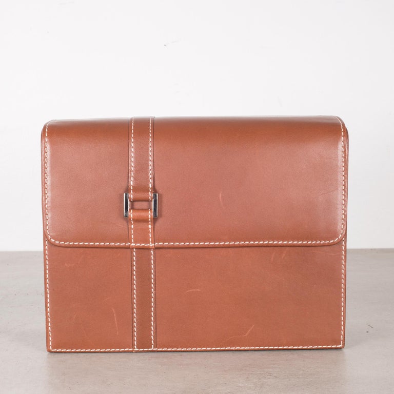Leather Desk Caddy by Levenger at 1stDibs