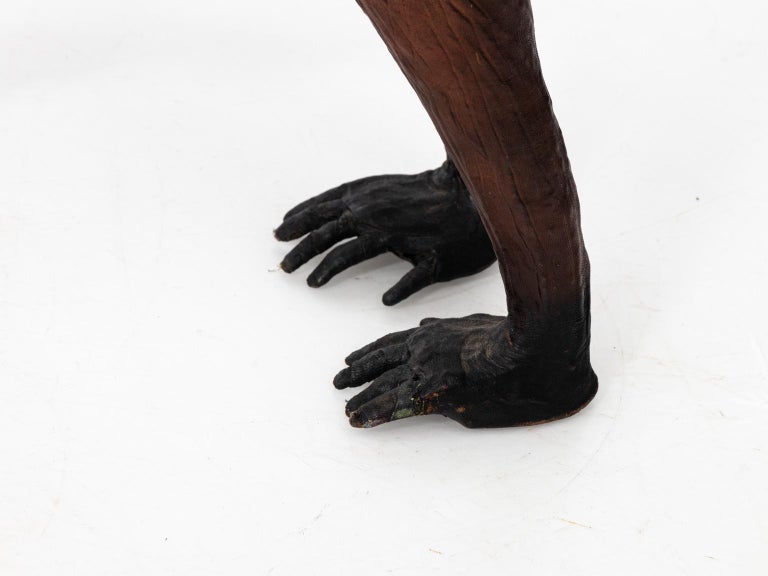 Leather Monkey Figure at 1stDibs