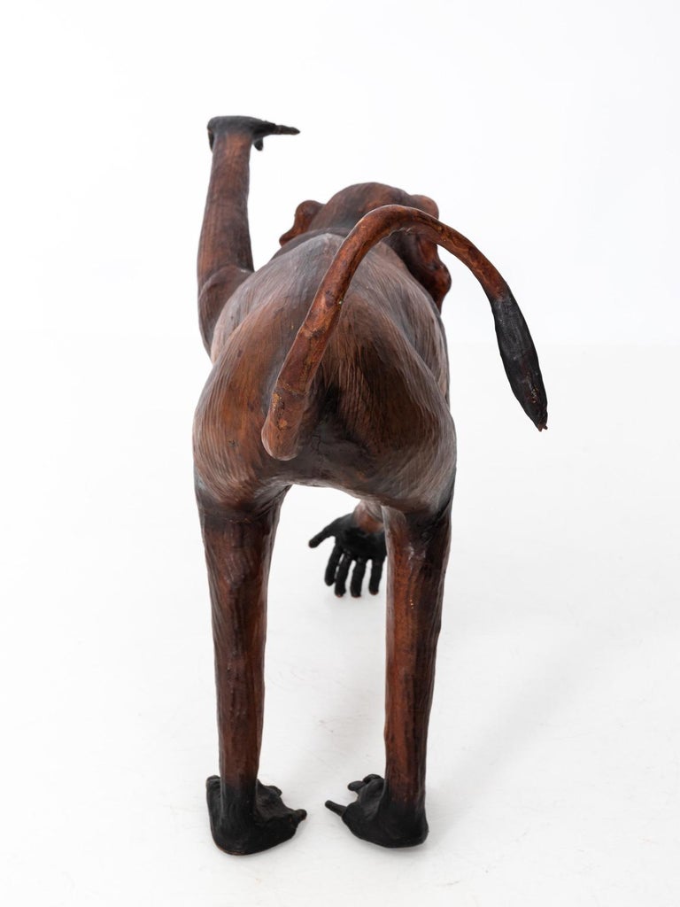 Leather Monkey Figure at 1stDibs
