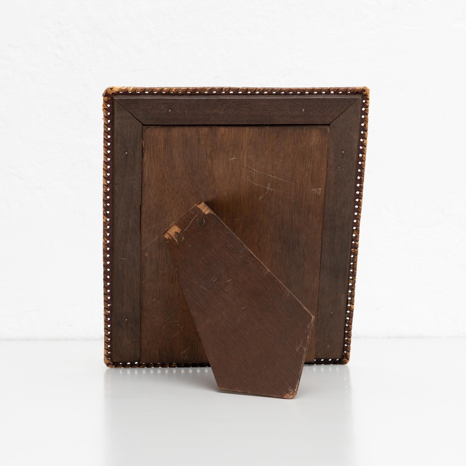 Leather Picture Frame, circa 1950 at 1stDibs | 1950 picture frames