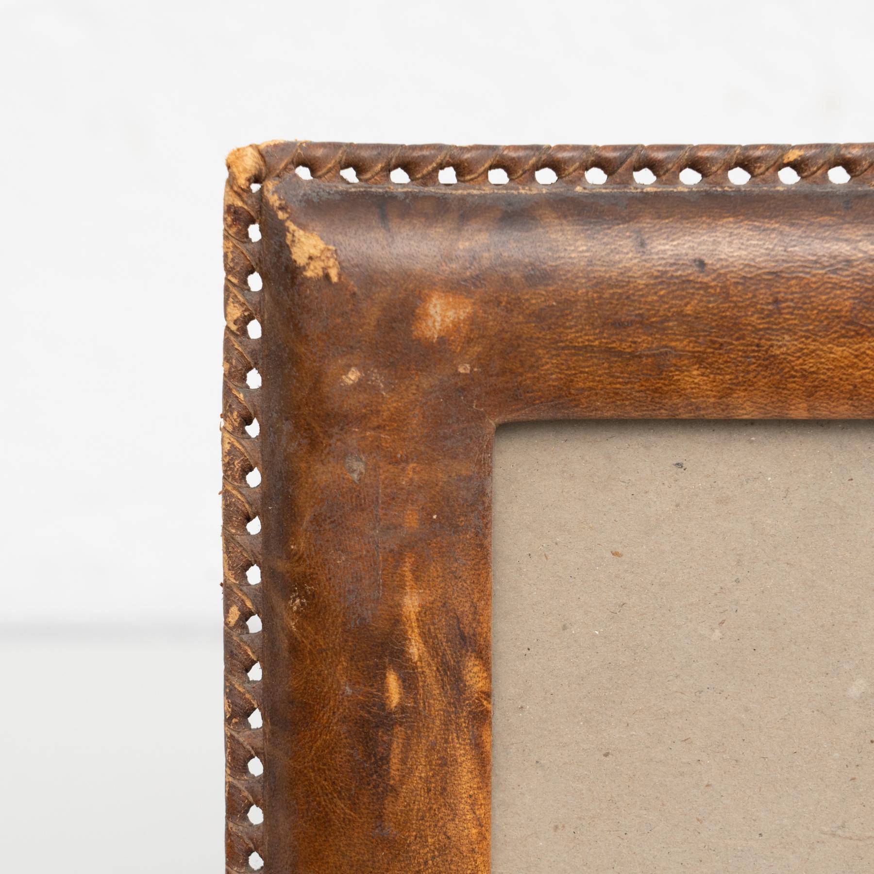 Leather Picture Frame, circa 1950 at 1stDibs | 1950 picture frames