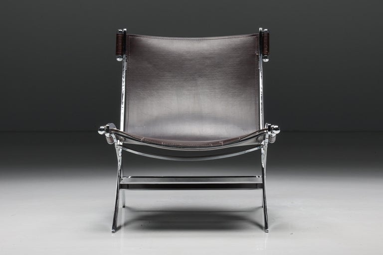 ILVA Design Lounge Chair Model Cuba, Burgundy Leather, Denmark, 2000s ...