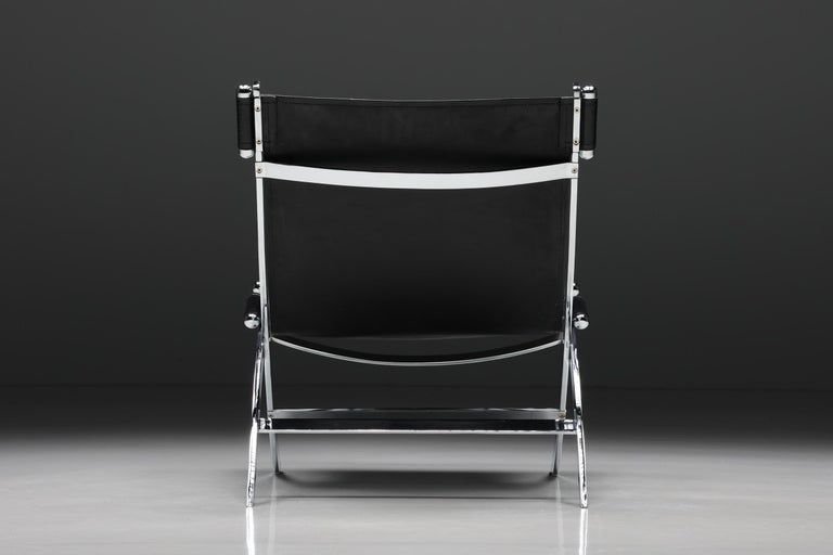 ILVA Design Lounge Chair Model Cuba, Black Leather, Denmark, 2000s For ...