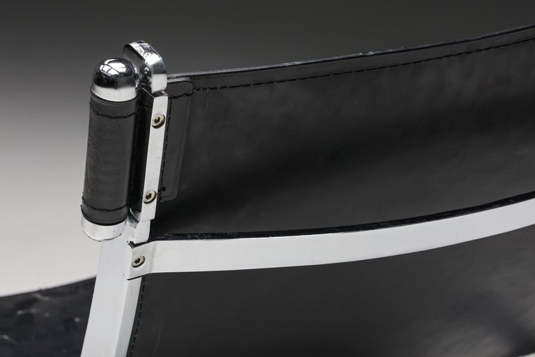 ILVA Design Lounge Chair Model Cuba, Black Leather, Denmark, 2000s For ...