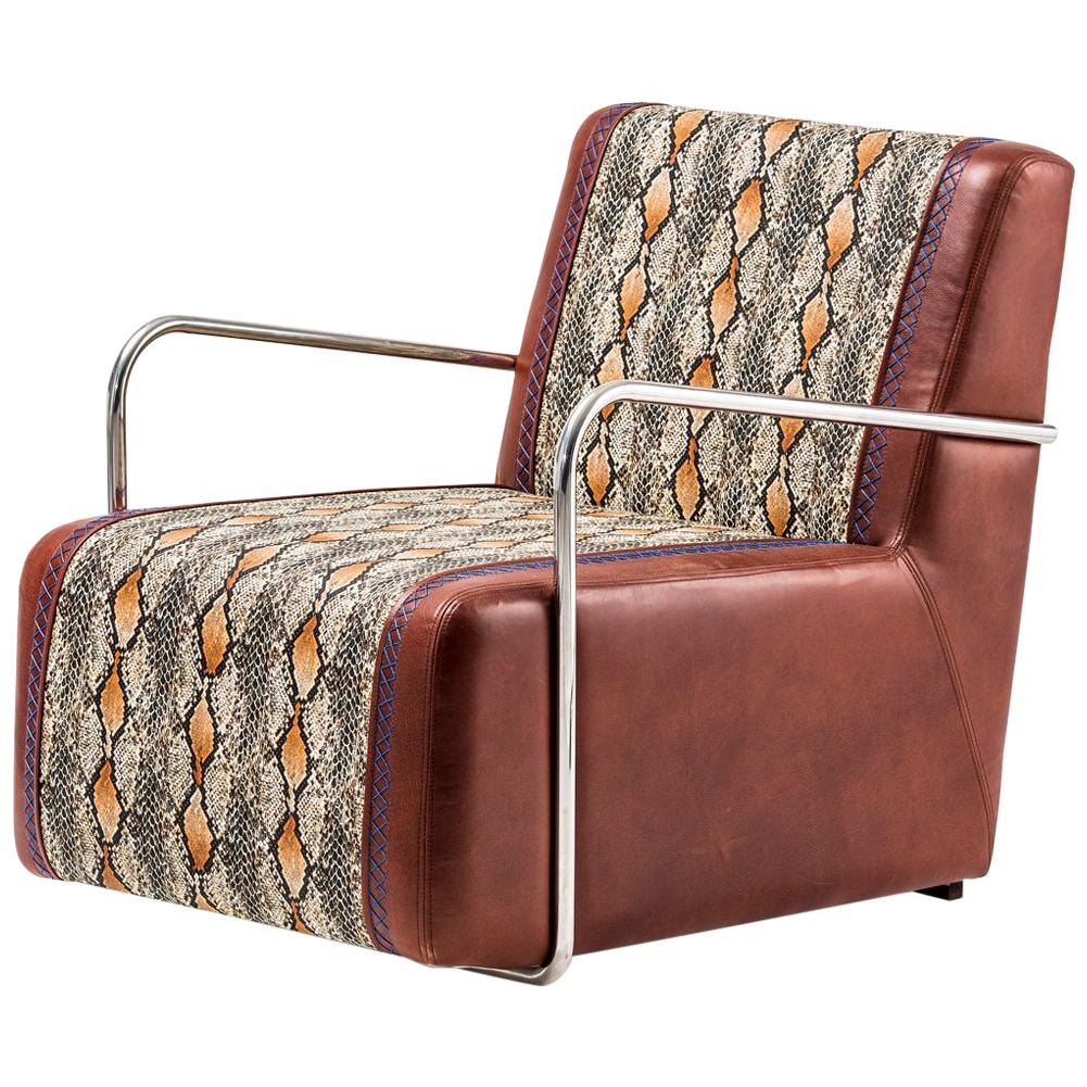 Leather Smoking Chair - For Sale on 1stDibs