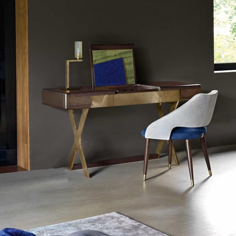 Leather, Solid Wood, nes Dining Chair For Sale at 1stDibs