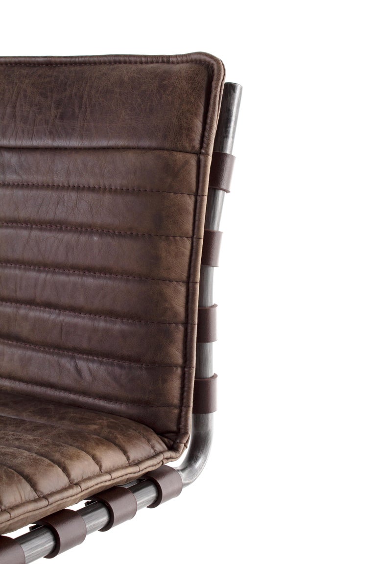 Leather Suspension Chair For Sale at 1stDibs