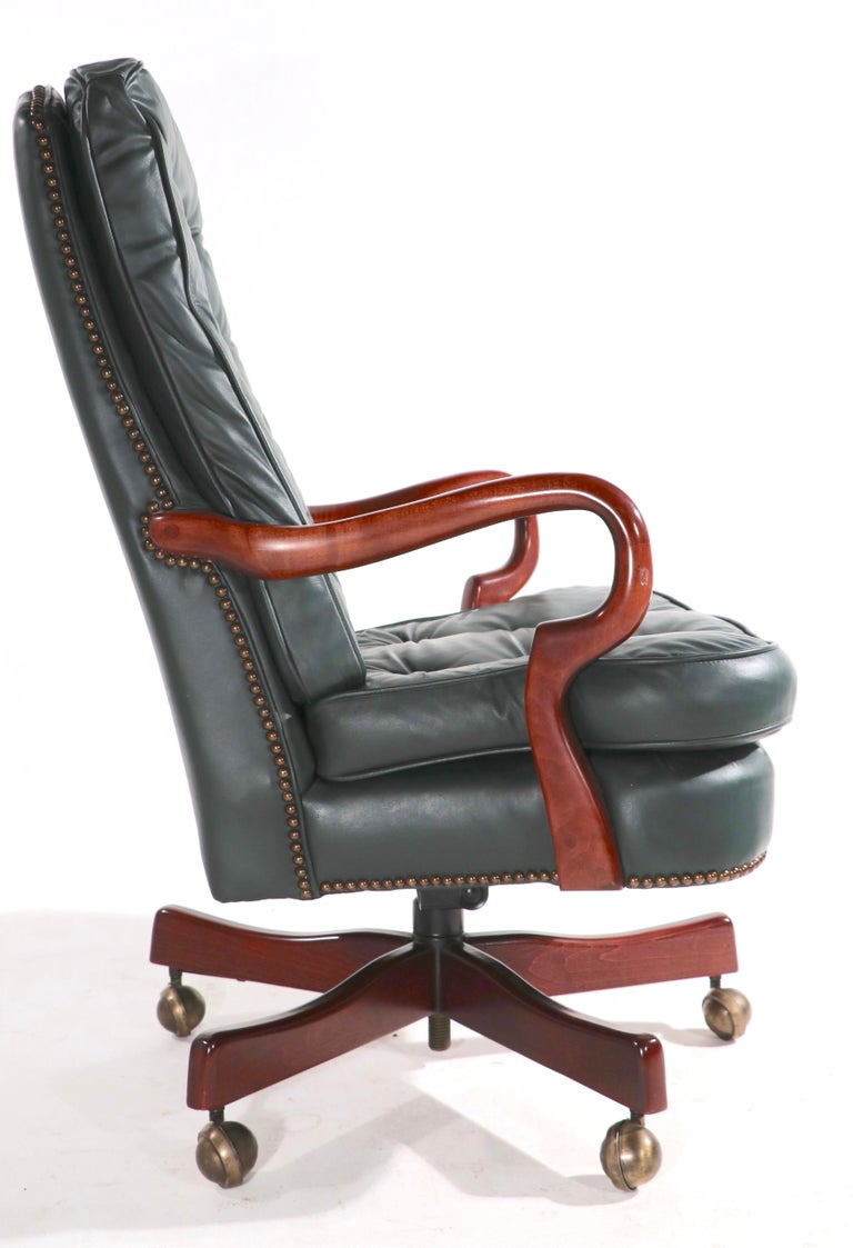 Leather Swivel Tilt Office Chair by Classic Leather Furniture Co. at ...