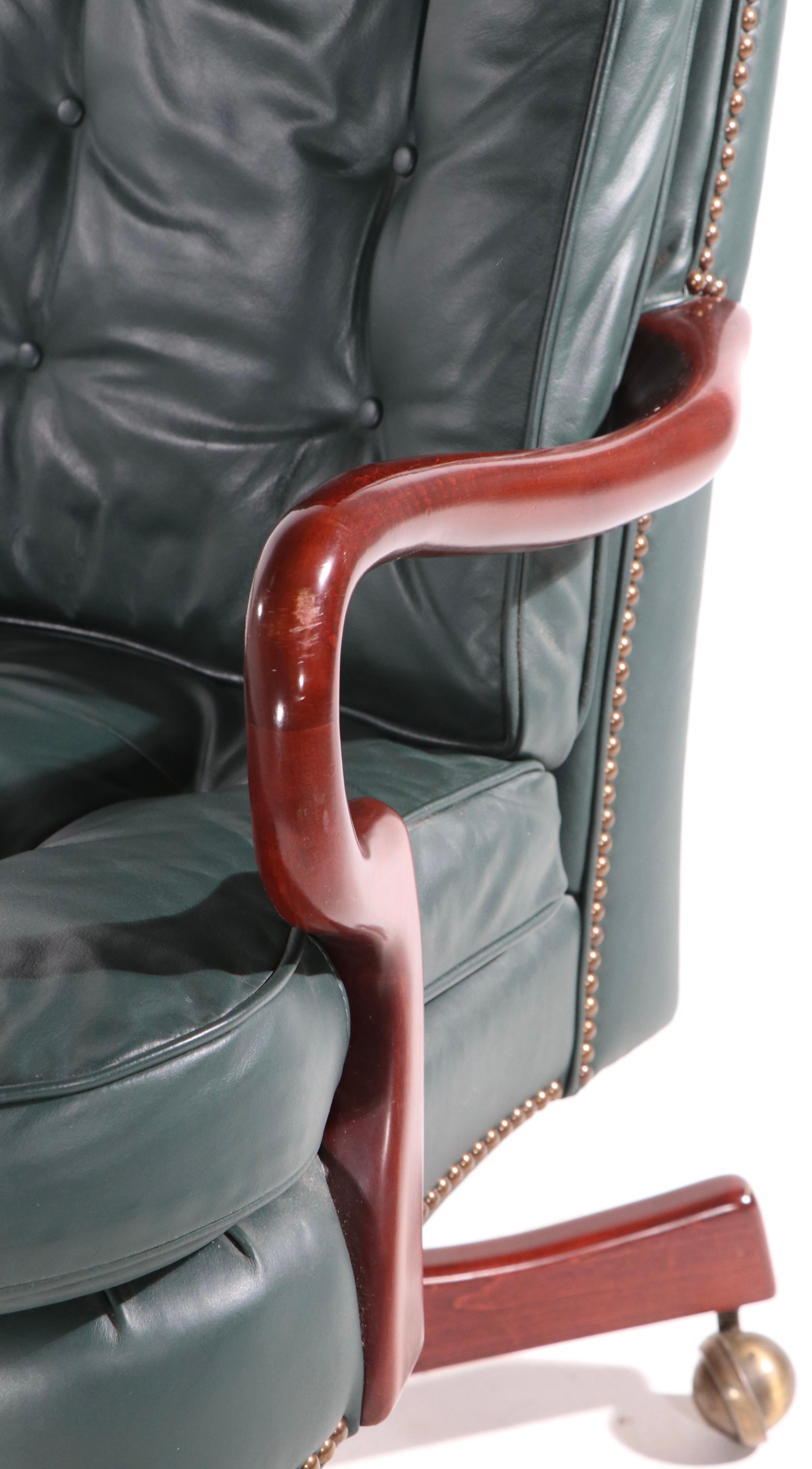 Leather Swivel Tilt Office Chair by Classic Leather Furniture Co. at ...