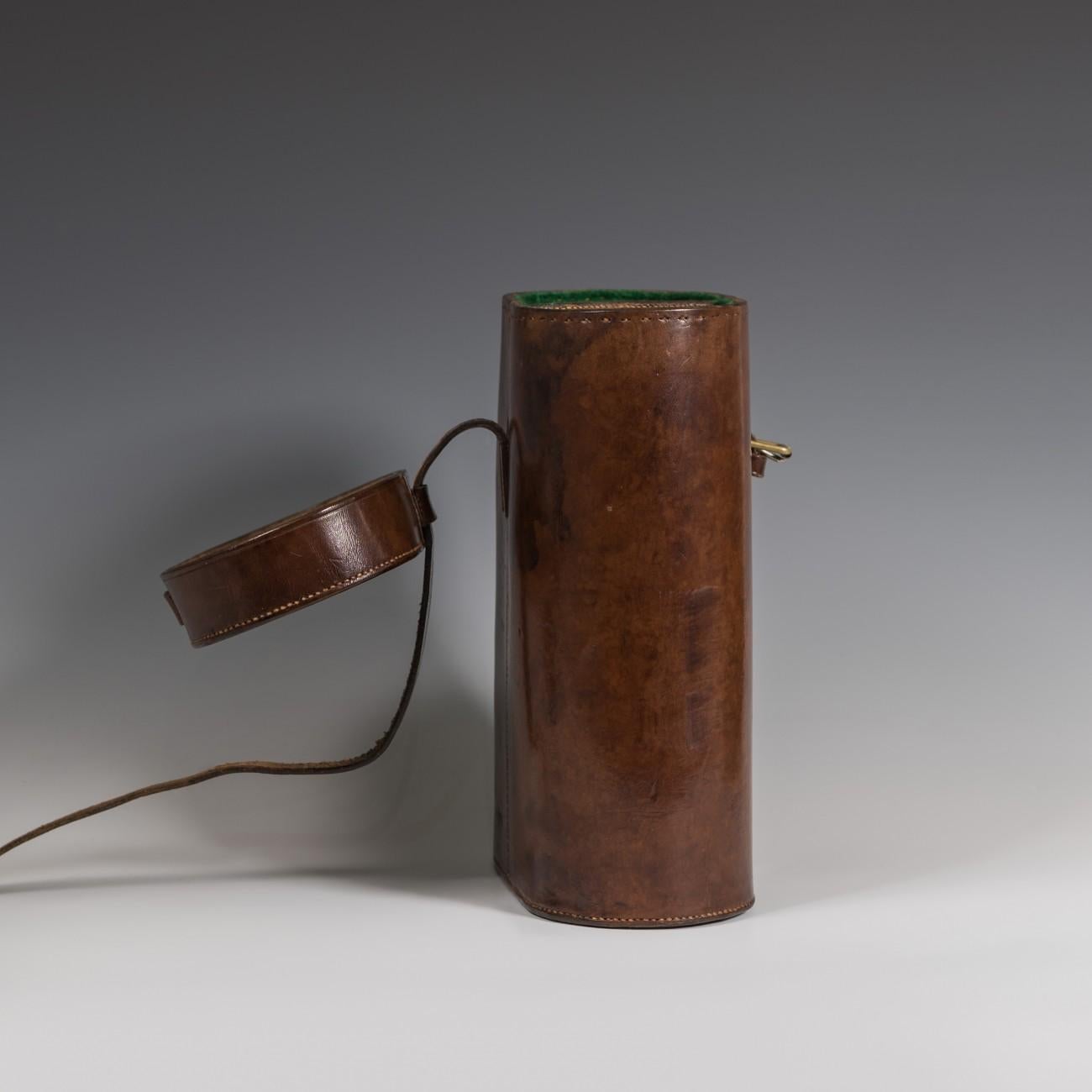 Leather Thermos Case, circa 1920 at 1stDibs | vintage leather case ...