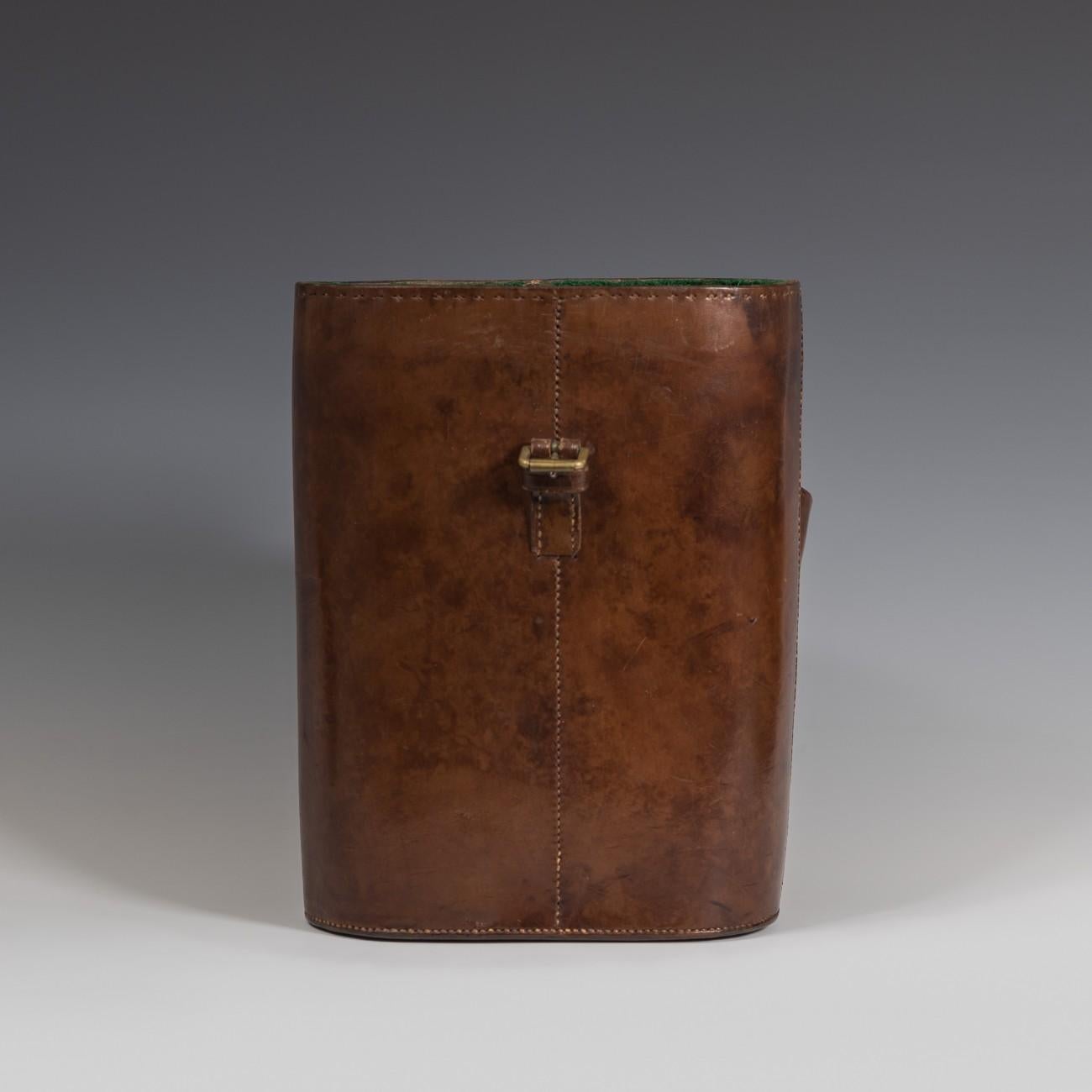 Leather Thermos Case, circa 1920 at 1stDibs | vintage leather case ...