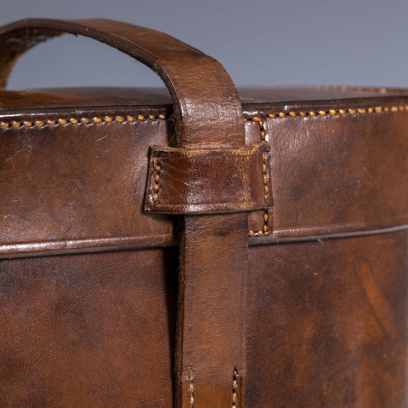 Leather Thermos Case, circa 1920 at 1stDibs | vintage leather case ...