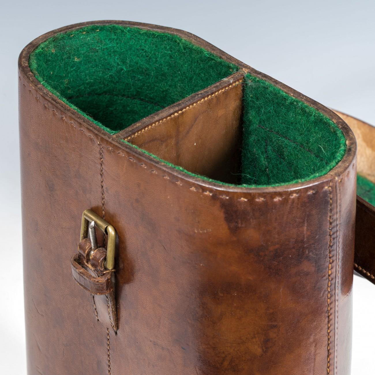 Leather Thermos Case, circa 1920 at 1stDibs | vintage leather case ...