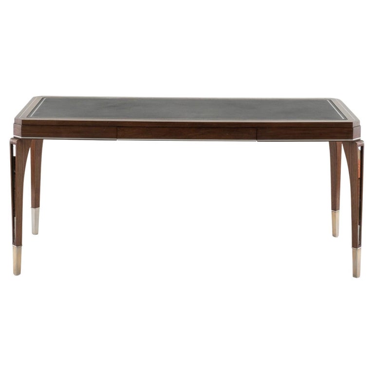 Leather Top Writing Desk For Sale at 1stDibs