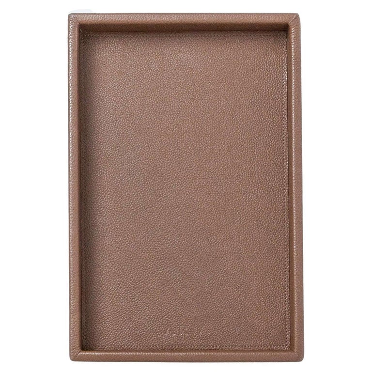 Leather Tray, Medium B Rectangular Tray Monochrome Collection Handmade ...