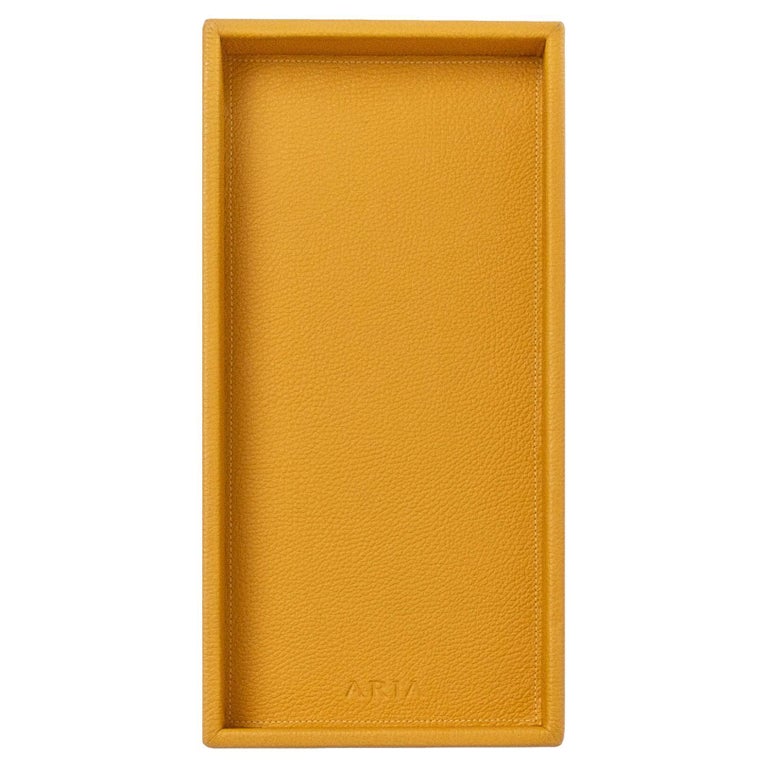 Leather Tray, Medium A Rectangular Tray Monochrome Collection Handmade ...