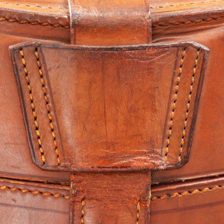 Leather Triple Hat Bucket, circa 1900 For Sale at 1stDibs