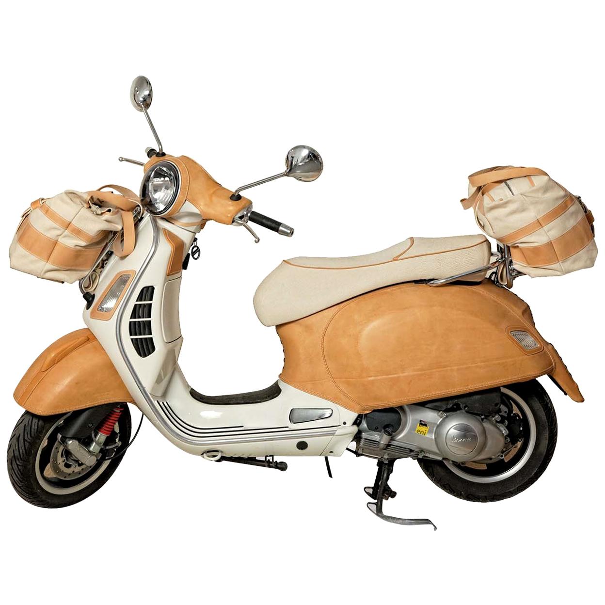 Fully Restored 1963 Red with White Leather Italian, Piaggio "Mod" Vespa ...