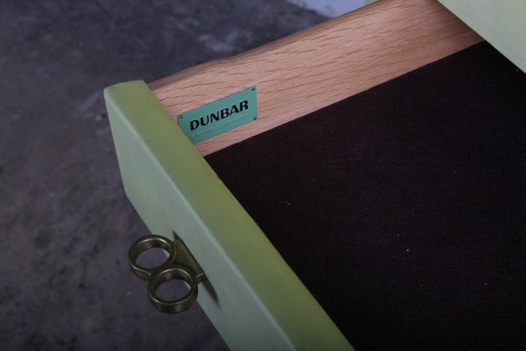 Leather Wrapped Cabinet by Edward Wormley for Dunbar at 1stDibs