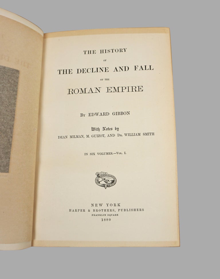 Leatherbound Set The Decline and Fall of the Roman Empire by Gibbons 6 ...