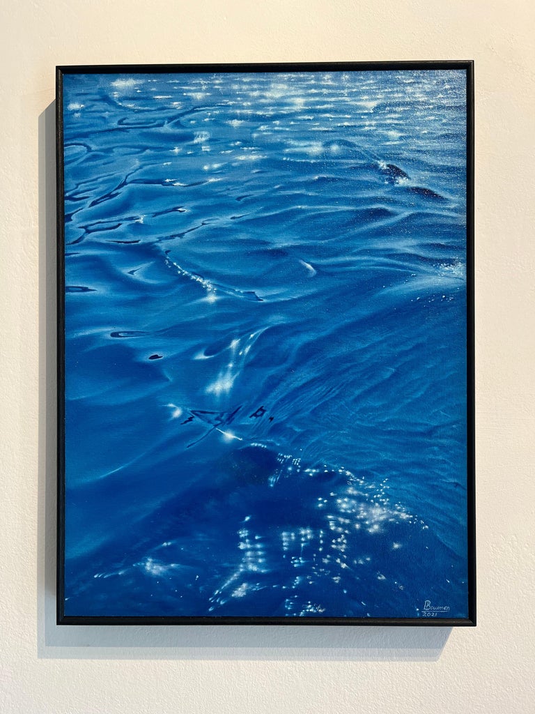 Leavon Bowman - Sun Kiss Ocean - water study realism seascape original ...