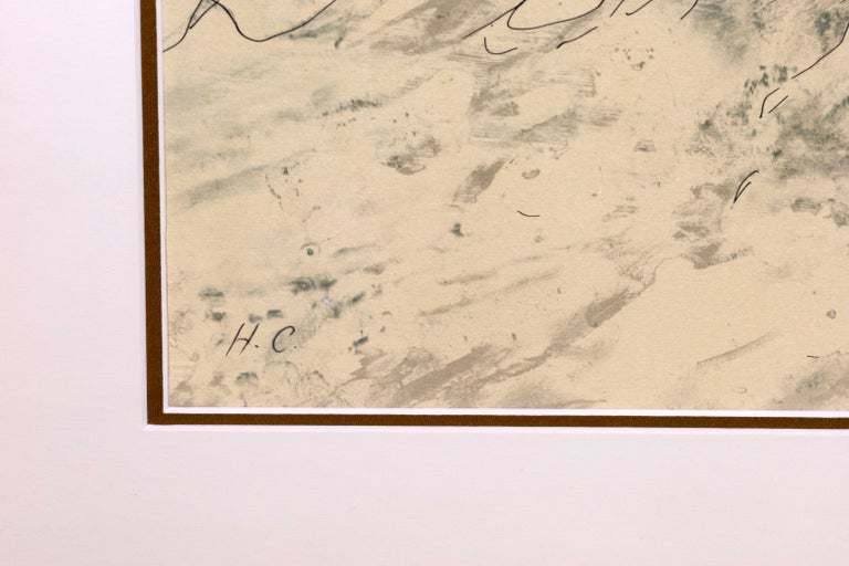 Lebadang Boat at Docks Signed Modern Lithograph with Intaglio H.C ...