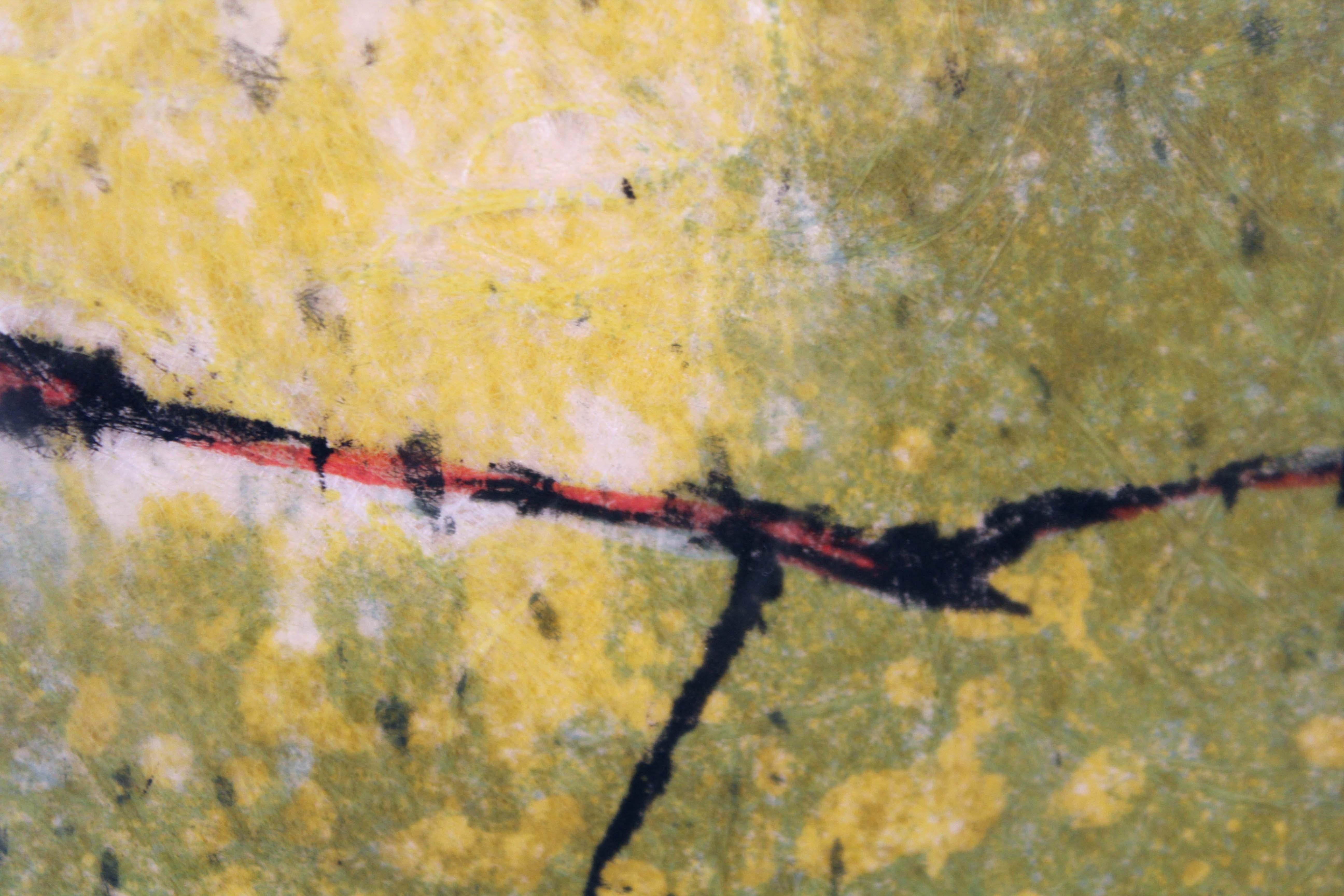 Lebadang Branche Dans un Vase I 1975 Signed Lithograph on Rice Paper EA ...