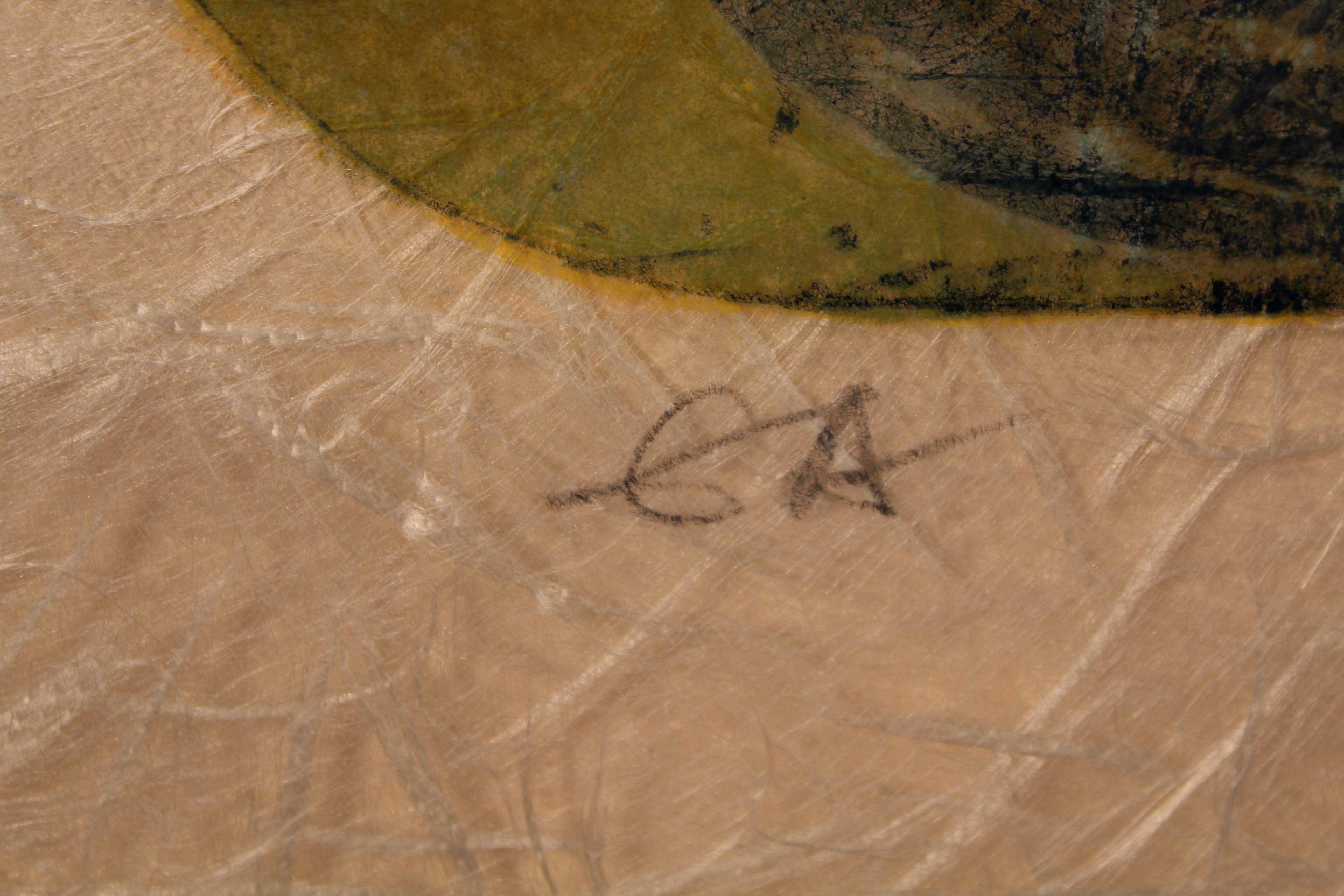 Lebadang Branche Dans un Vase I 1975 Signed Lithograph on Rice Paper EA ...