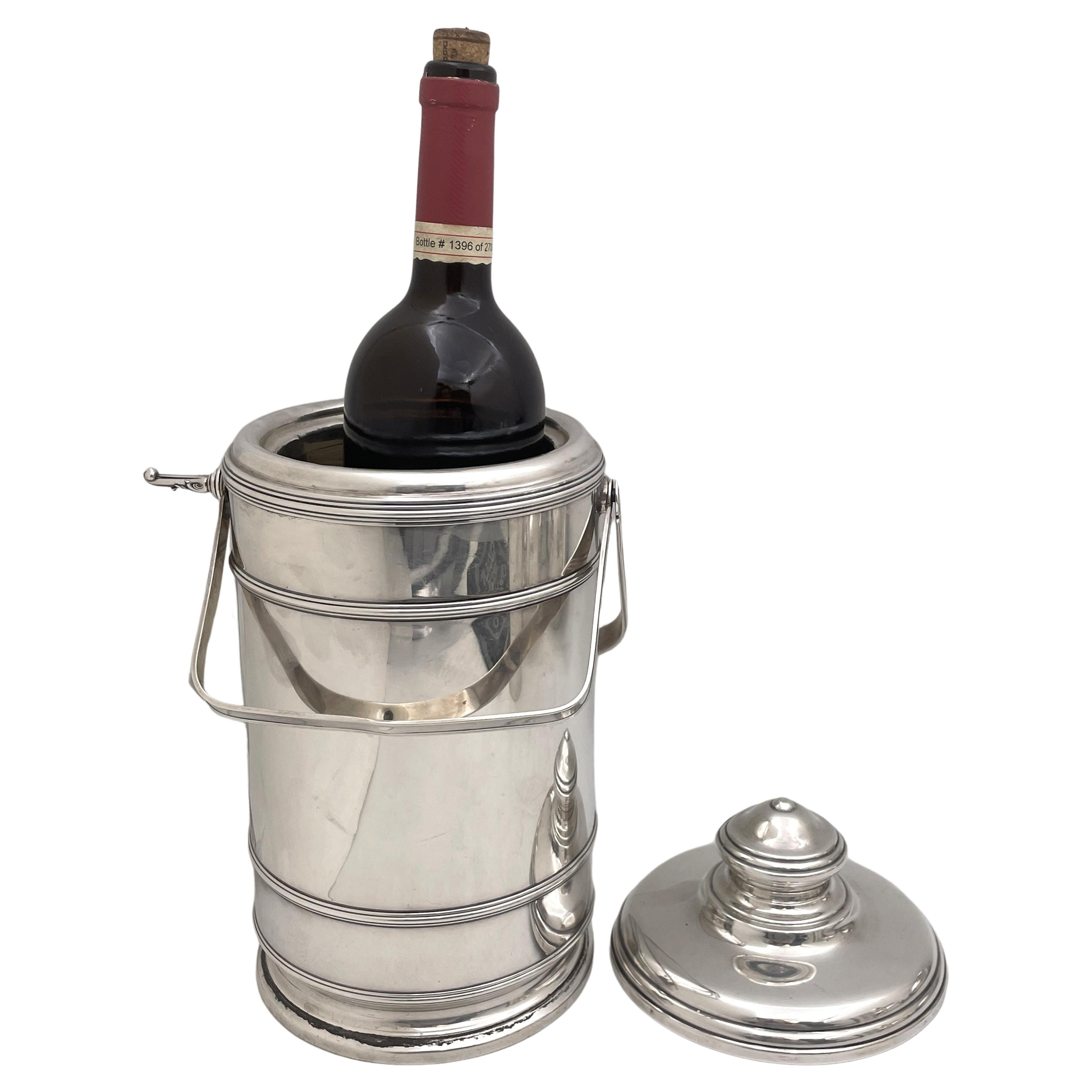 Lebkuecher (for Cartier/ Tiffany?) Sterling Silver Ice Bucket in Art ...