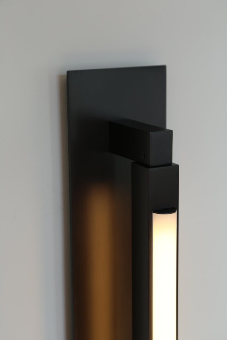 LED Pris Bar Sconce in Black Brass by Pelle For Sale at 1stDibs | wall ...