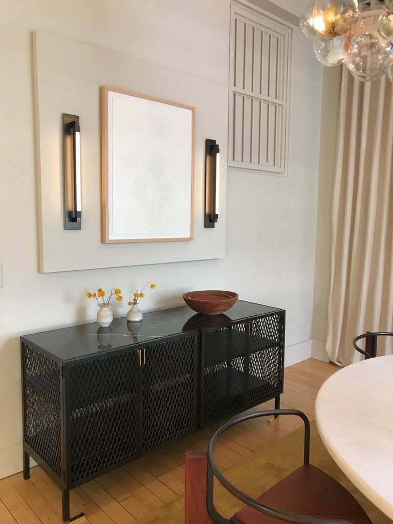 LED Pris Bar Sconce in Black Brass by Pelle For Sale at 1stDibs | wall ...