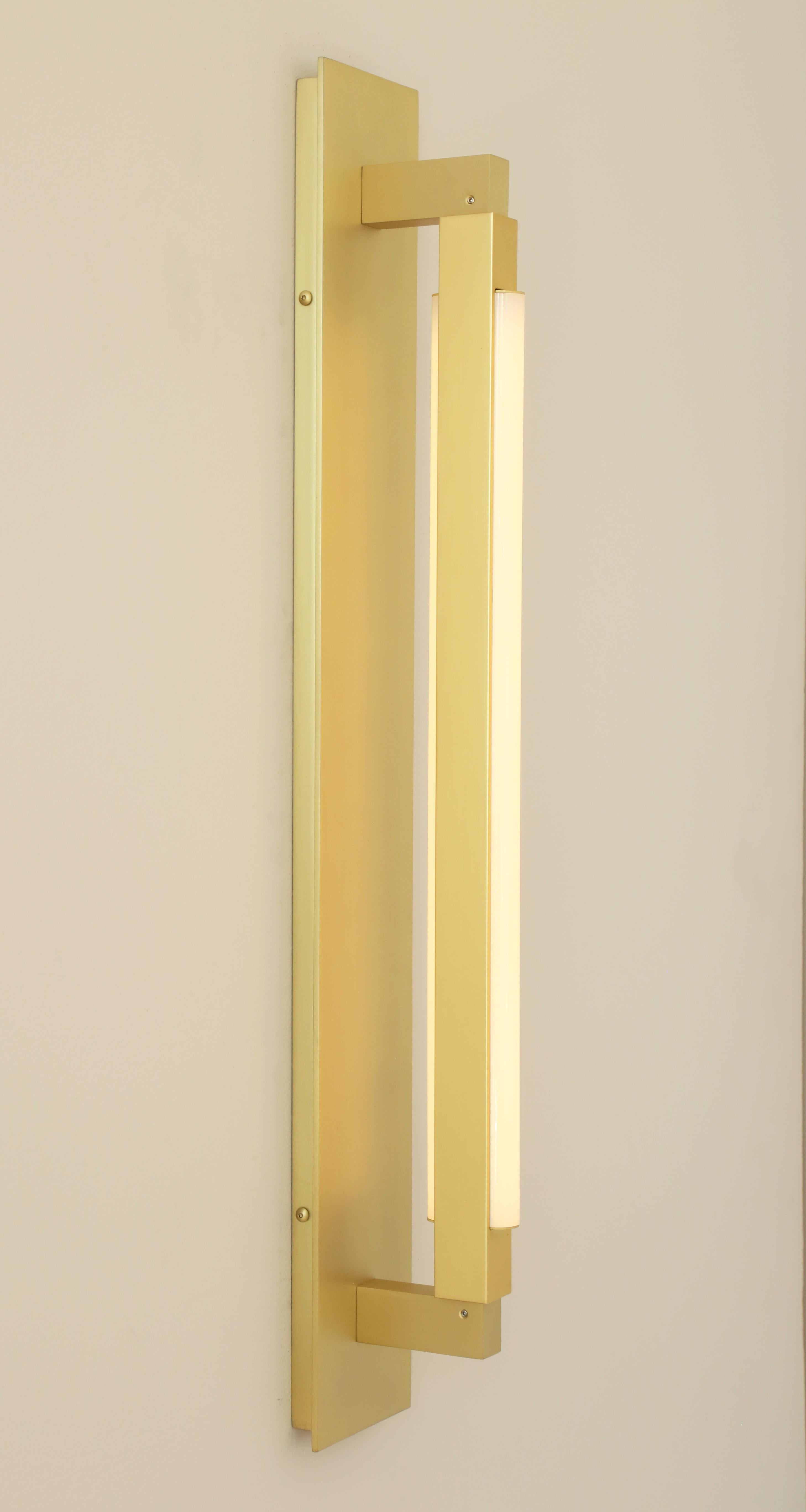 LED Pris Bar Sconce in Satin Brass by Pelle For Sale at 1stDibs | pelle ...