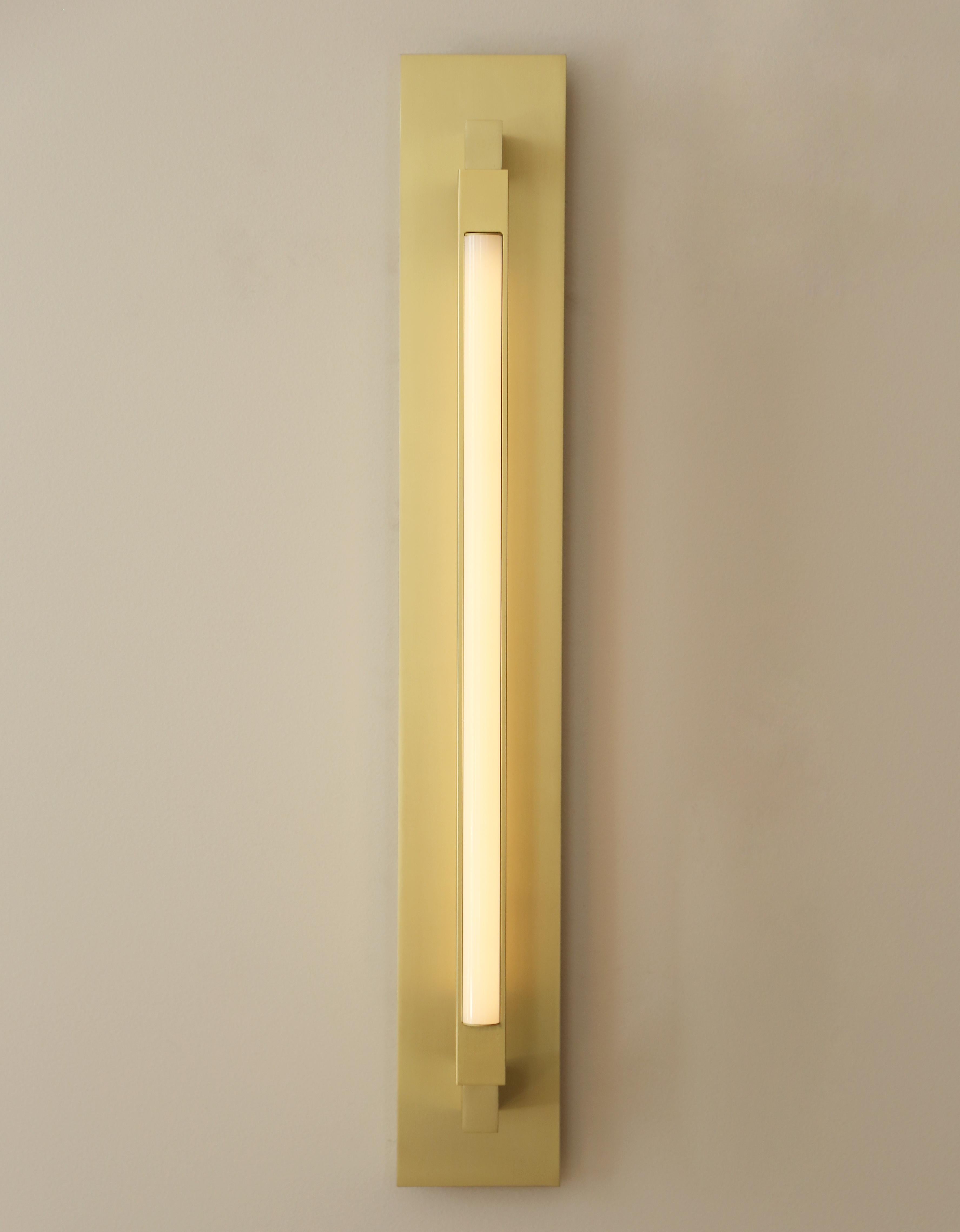 LED Pris Bar Sconce in Satin Brass by Pelle For Sale at 1stDibs | pelle ...