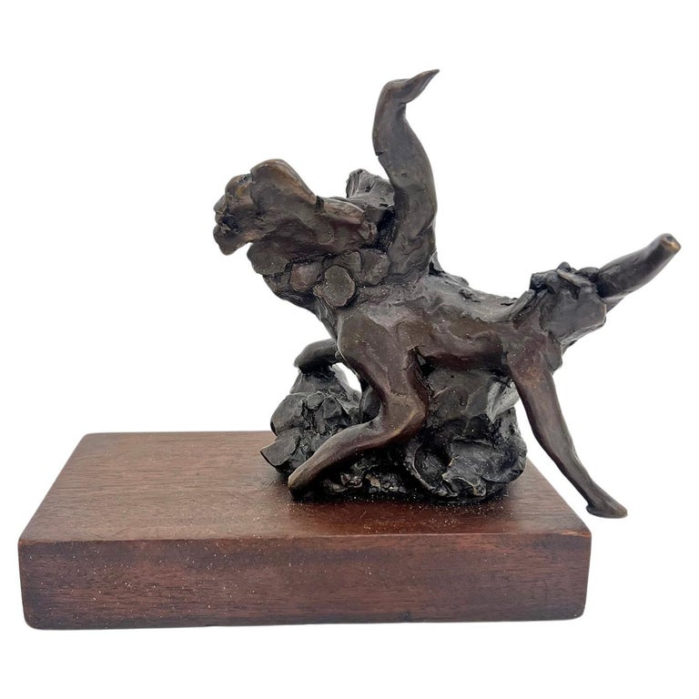 Leda and the Swan, Reuben Nakian, Bronze on Walnut, 1978 For Sale at ...