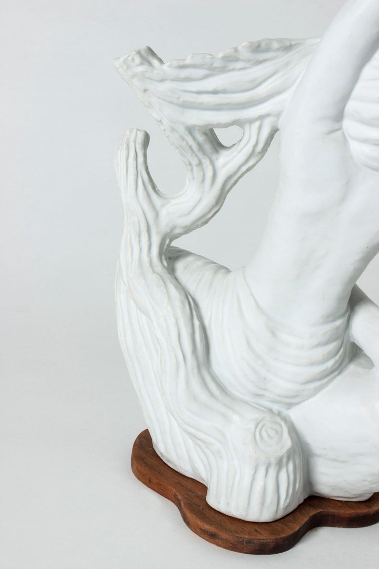 "Leda and the Swan" Sculpture by Stig Lindberg for Gustavsberg For Sale ...