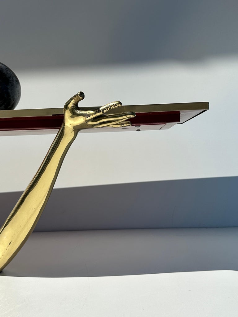 LEDA Brass Coffee Table by Salvador Dali For Sale at 1stDibs