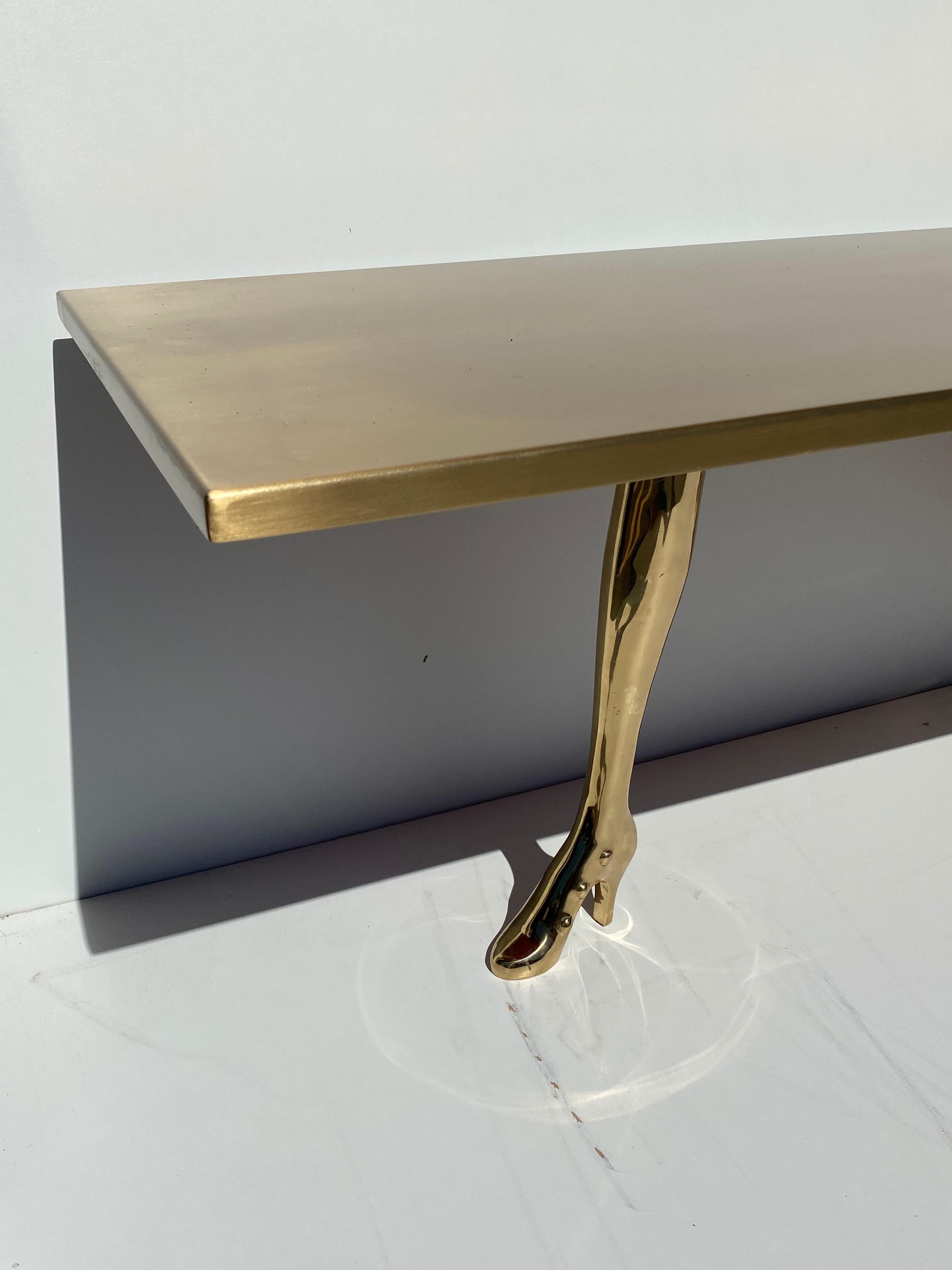 "Leda" Hand and Foot Brass Coffee Table by Salvador Dali at 1stDibs ...
