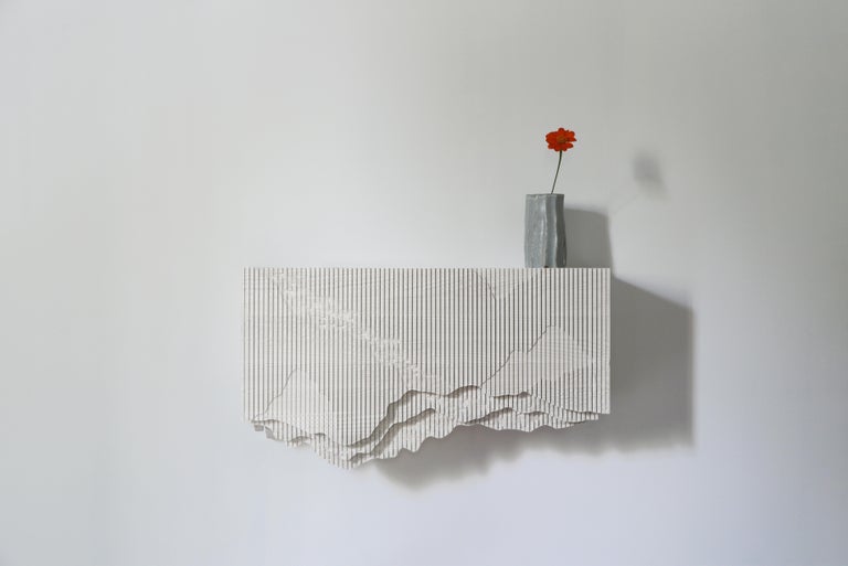 Ledge Console, in Bone White Finish For Sale at 1stDibs