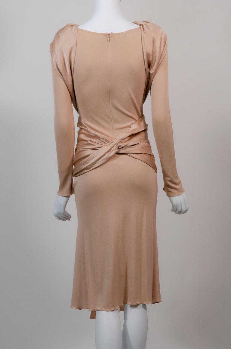 ALEXANDER MCQUEEN vintage rare F/W 2004 "Pantheon ad Lucem" peach ...