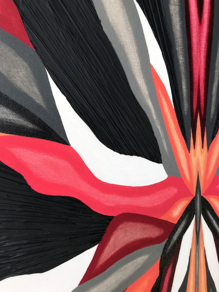 Lee Clarke - "Haydeez Kat" Colorful Contemporary Abstract Painting on ...