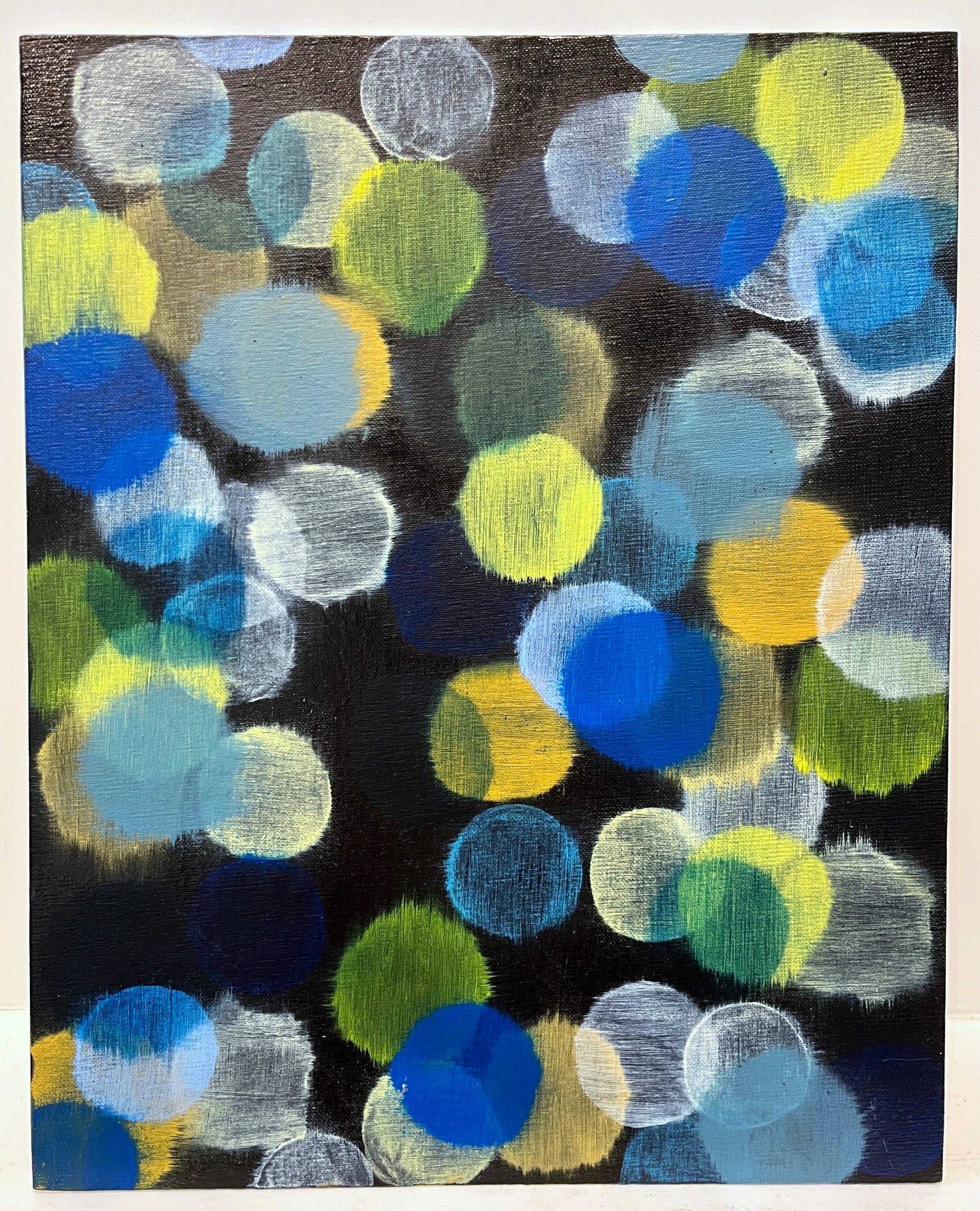 Lee Clarke - "Light Cluster Study #3" Colorful Dot Contemporary ...