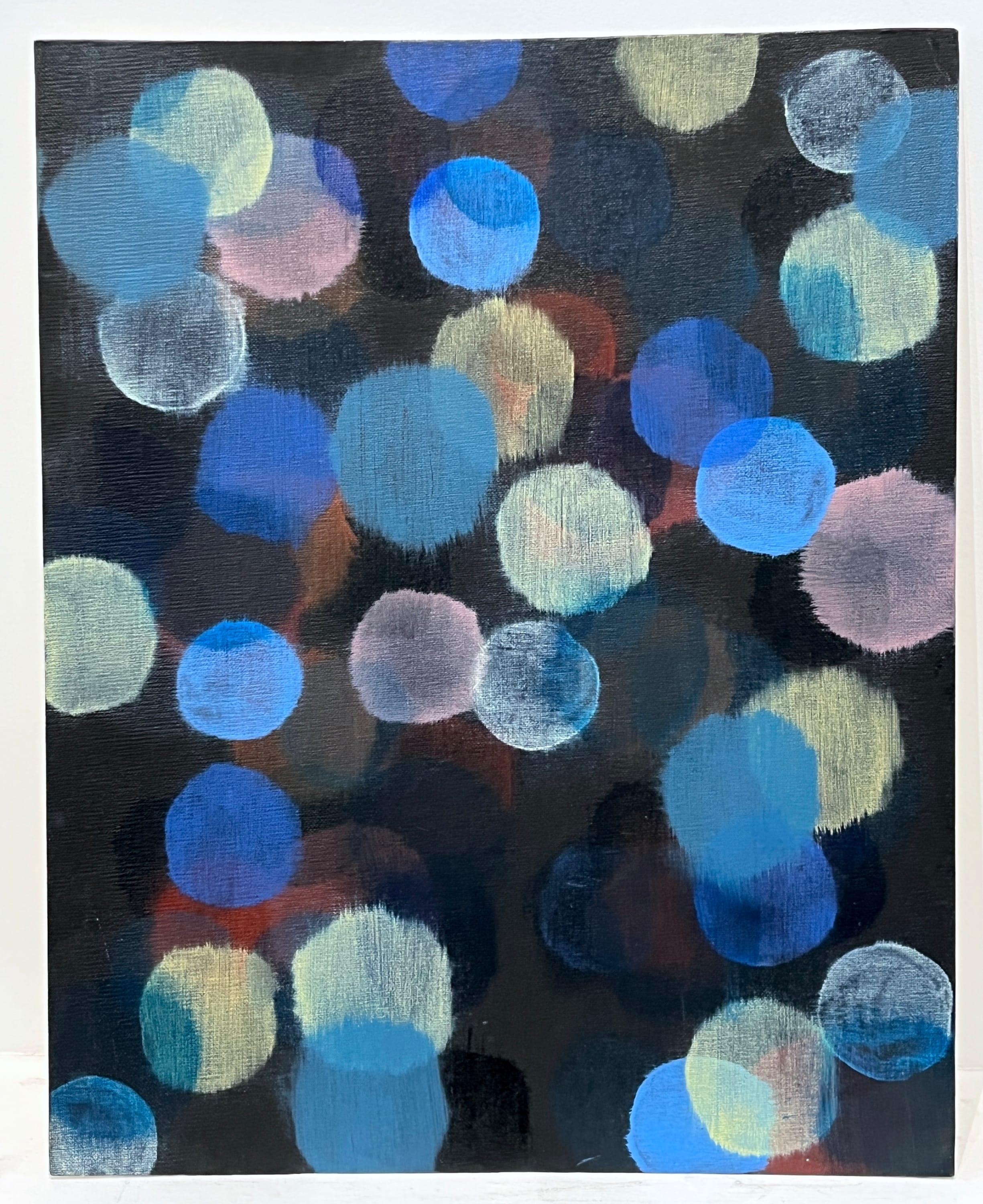 Lee Clarke - "Light Cluster Study #2" Colorful Dot Contemporary ...