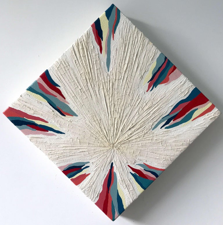 Lee Clarke - "Towards Implosion" Contemporary Colorful White Texture ...