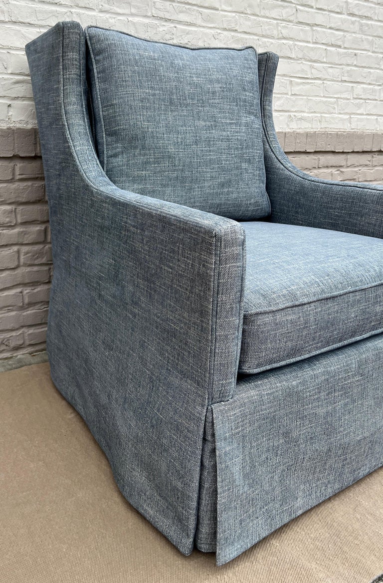 Lee Industries Performance Swivel Chair For Sale at 1stDibs