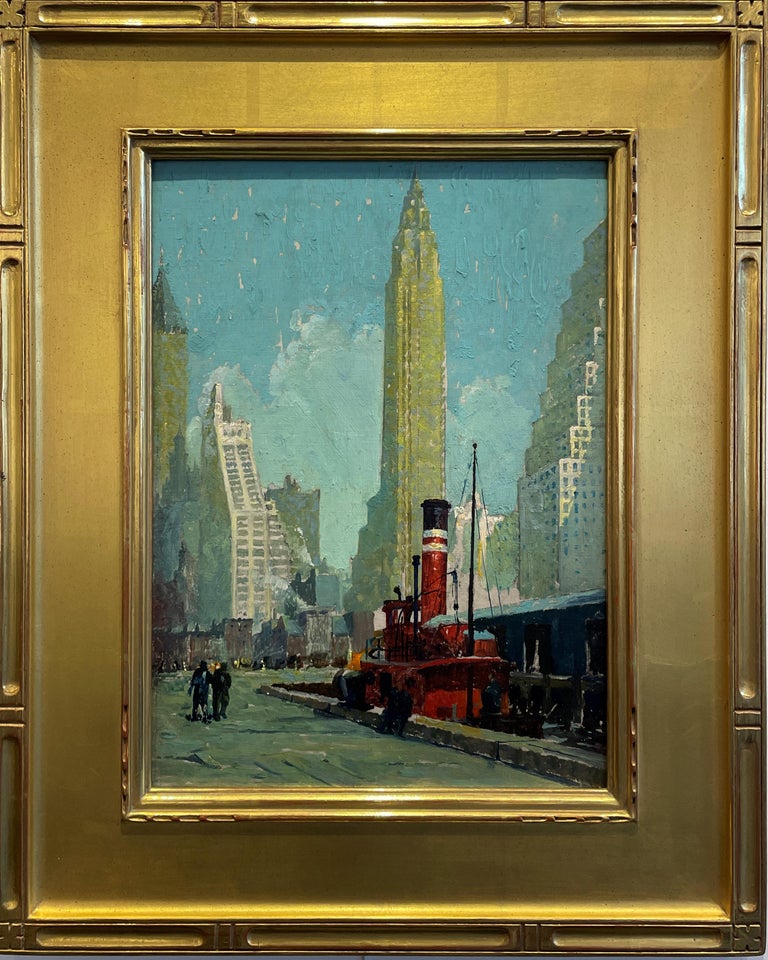 Lee Lash - "Empire State Building from the Docks, " Lee Lash, New York ...