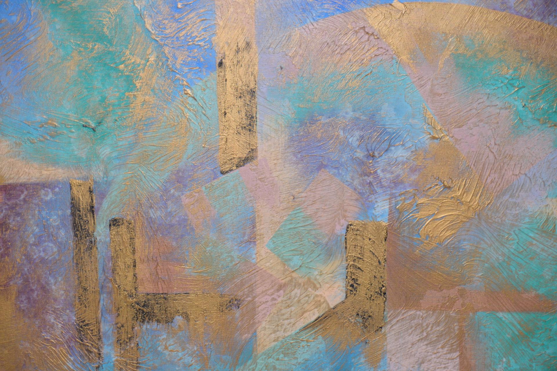Lee Reynolds - Lee Reynolds Vanguard Studios Mid Century Abstract Oil ...