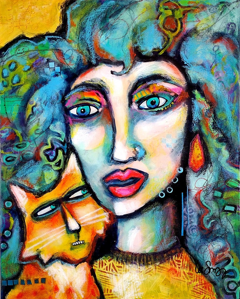 Lee Smith - Max and Sylvie, Original Painting For Sale at 1stDibs