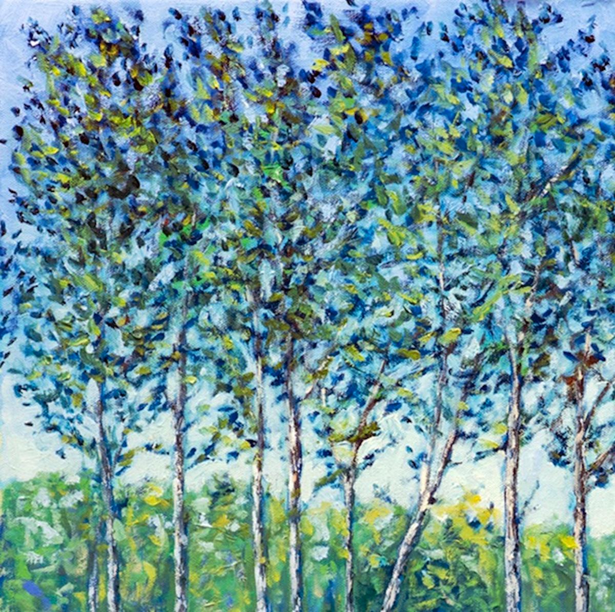 Lee Tiller - The Magpie, Impressionist Landscape Art, Original Oil ...