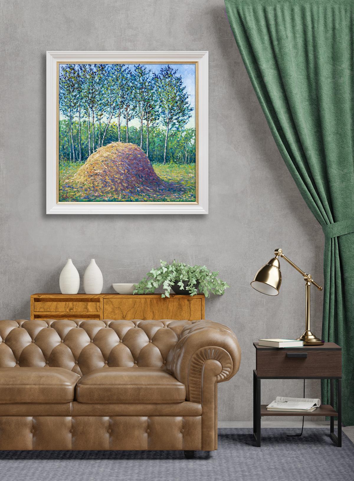 Lee Tiller - The Magpie, Impressionist Landscape Art, Original Oil ...