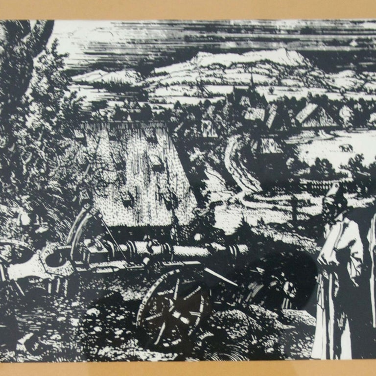 Lee Wells - Danger with Albrecht Durer's, Landscape with Cannon at 1stDibs